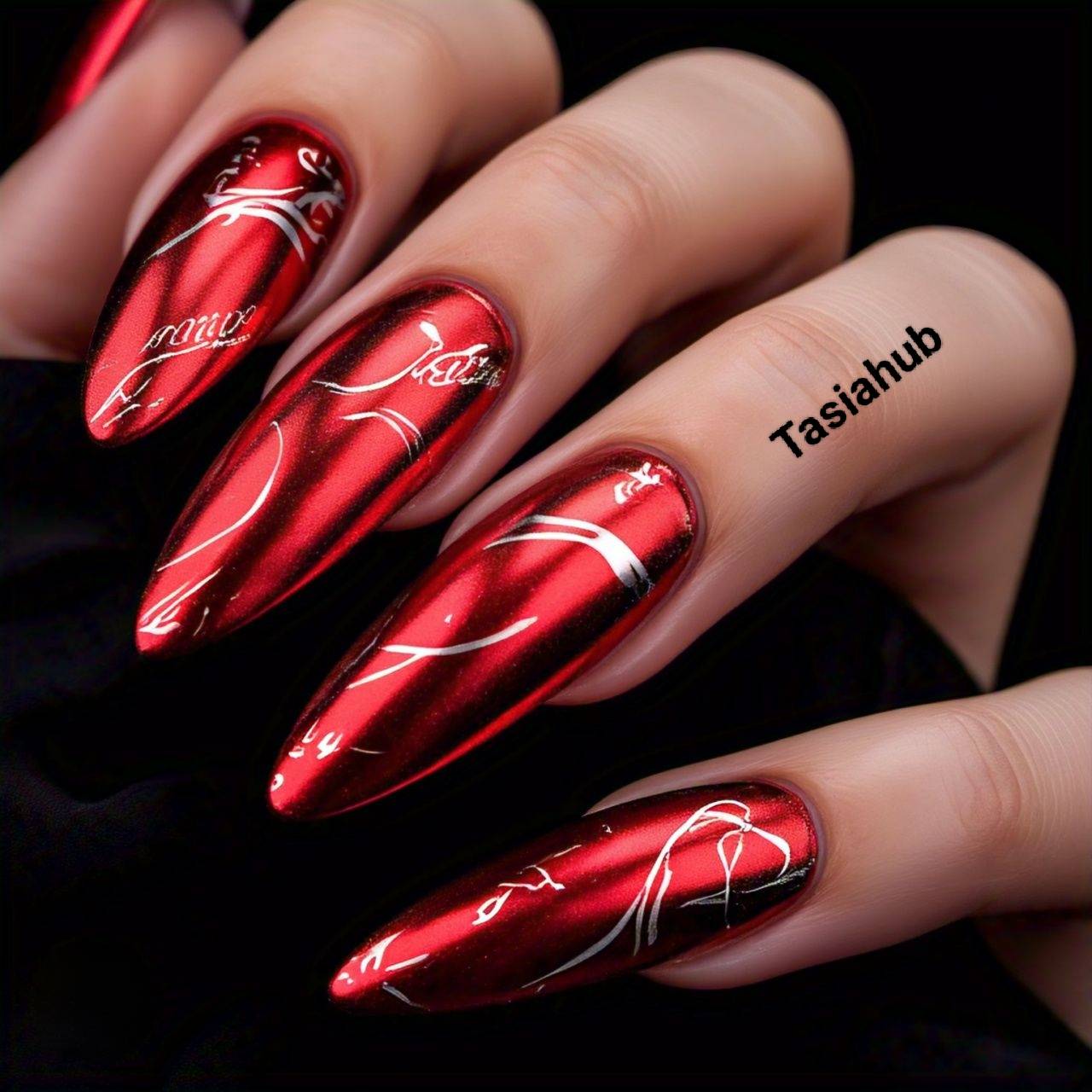 20 Chic Red Nail Designs That Are Sure To Turn Heads - Tasiahub
