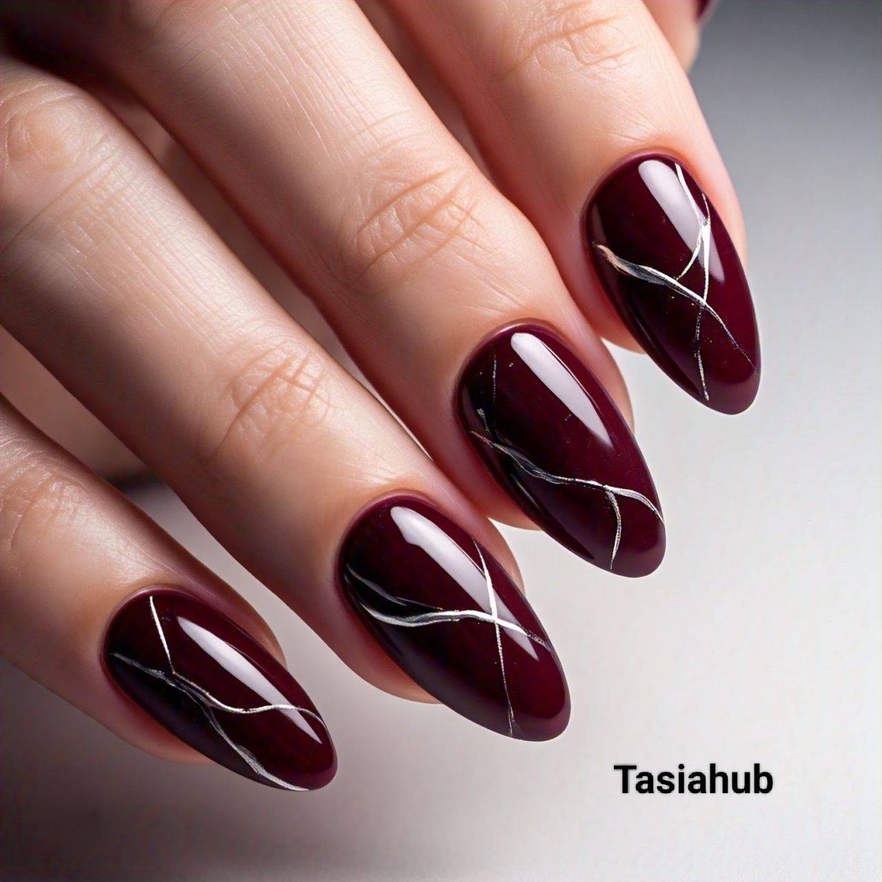 20 Dark Red Nail Designs Of 2025 - Tasiahub
