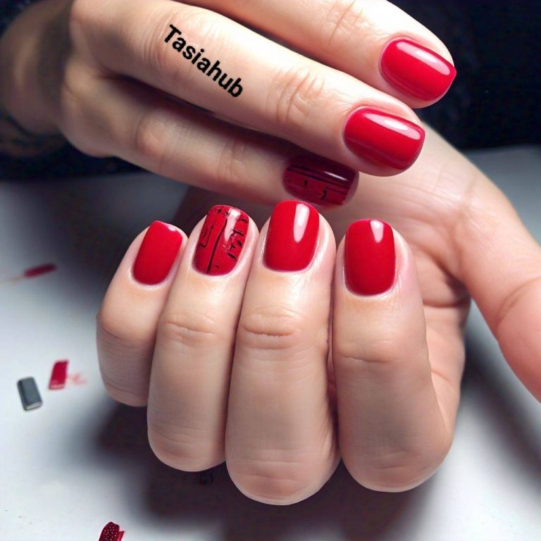 20 Chic Red Nail Designs That Are Sure To Turn Heads - Tasiahub