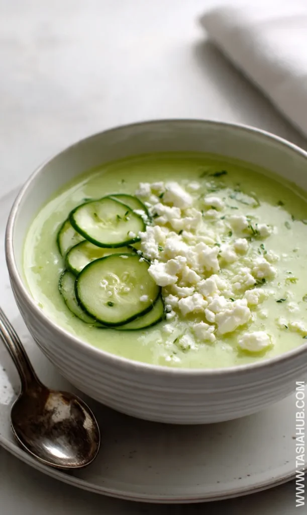 Chilled Cucumber Soup Recipe - Tasiahub