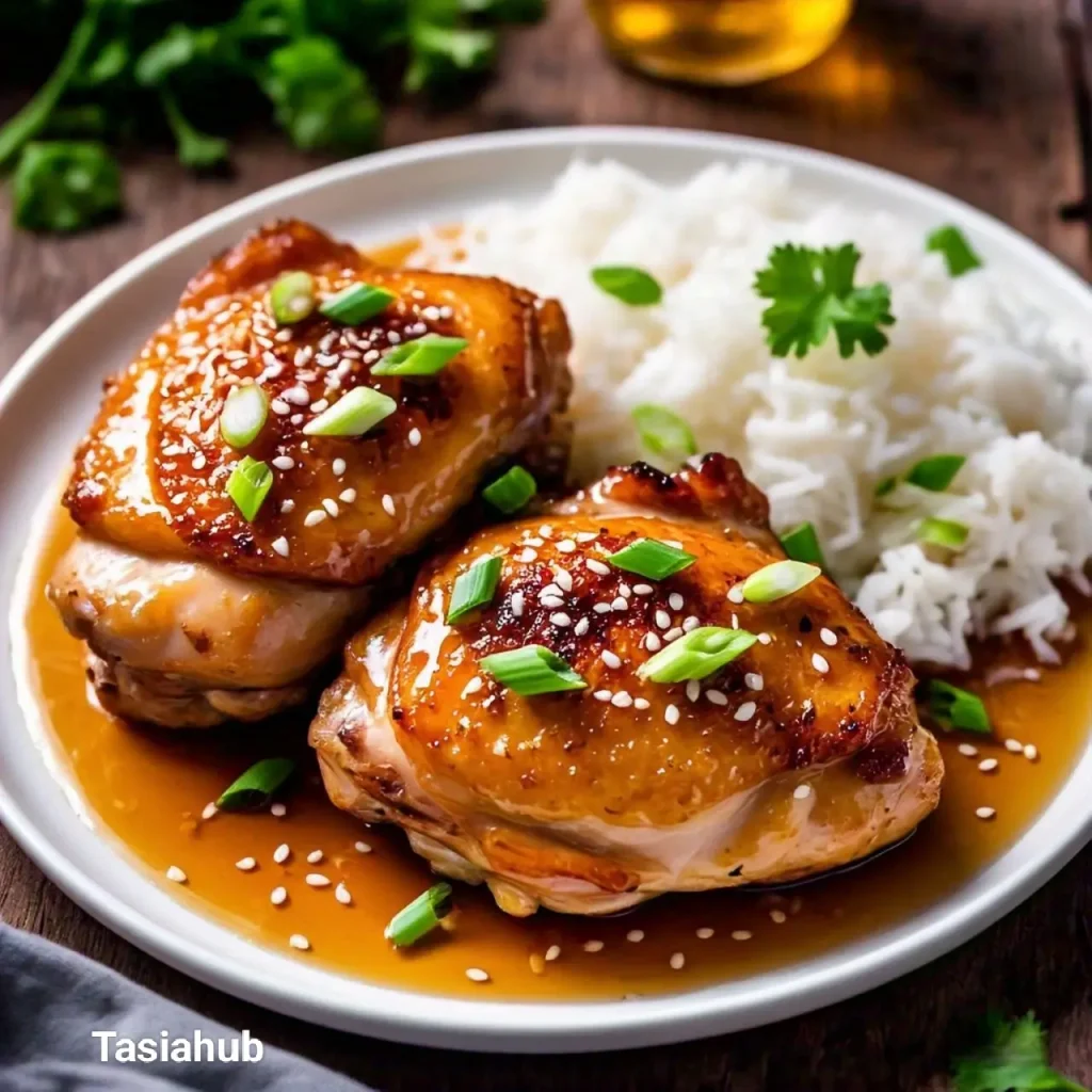 Honey Garlic Chicken Recipe - Tasiahub