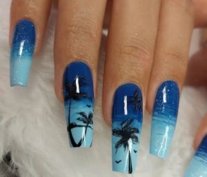 40 Elegant Sea Inspired Nails You Need To Recreate - Tasiahub