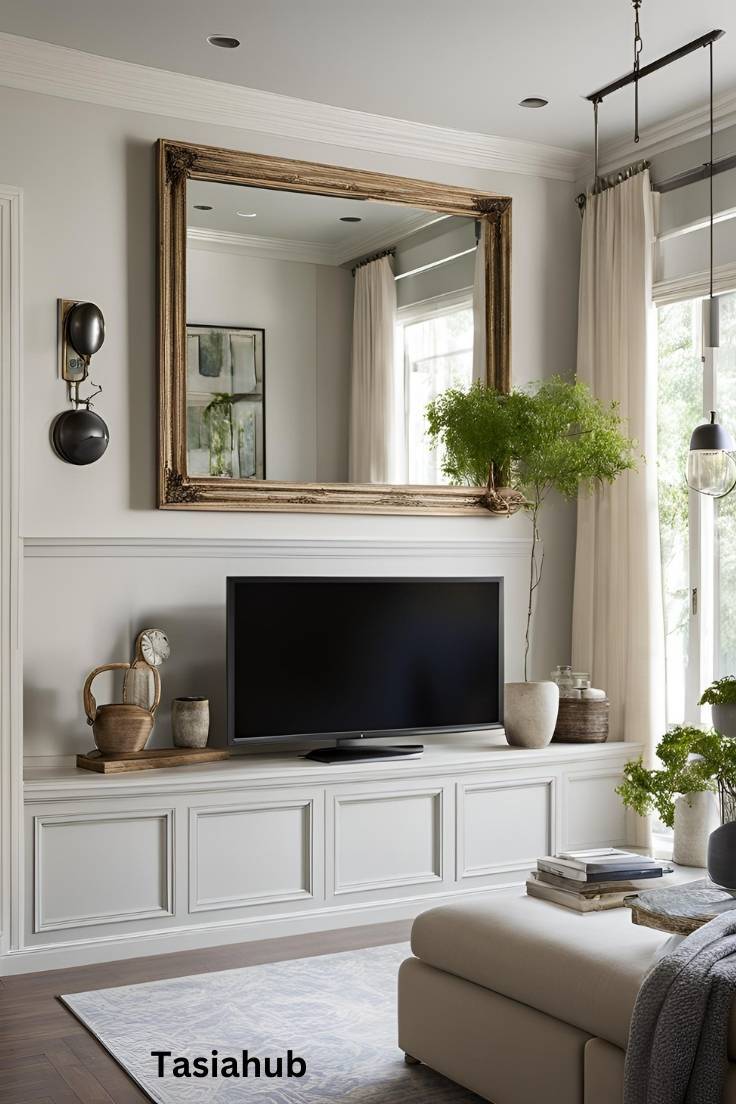 11 Living Room Wall Above TV Decor Ideas - Tasiahub