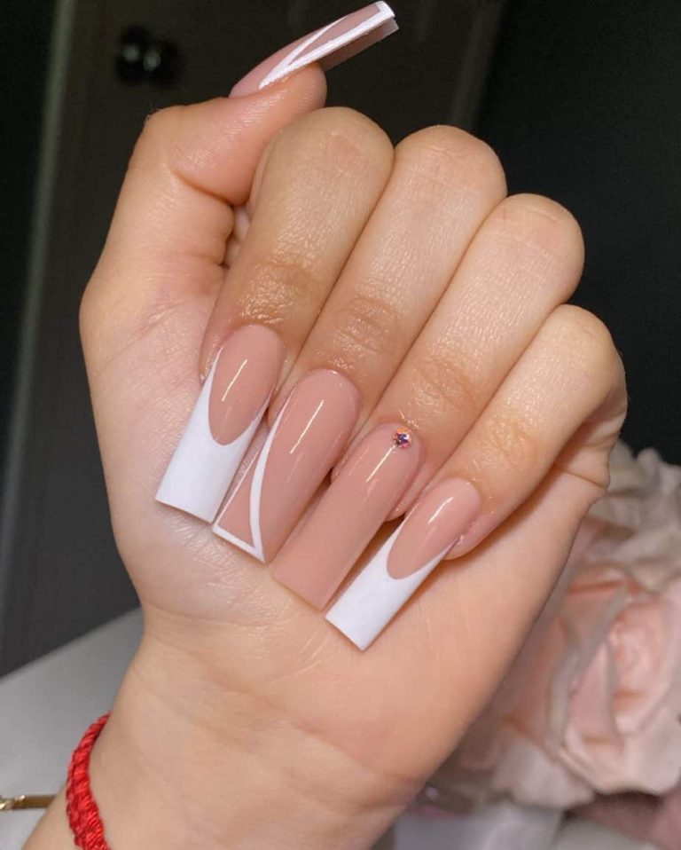 25 Best Long French Tip Nails TO Try In 2025 - Tasiahub