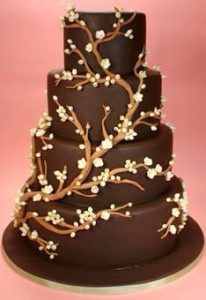 36 Stunning Chocolate Wedding Cakes That Will Leave Your Guest In Awe ...