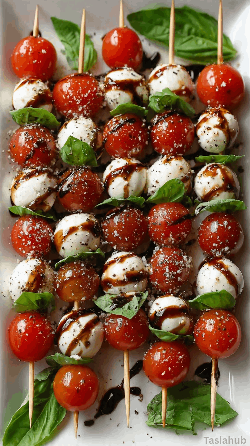 Mini Caprese Bites - Tasiahub